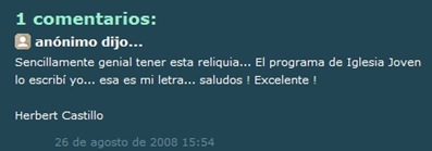 IGLESIA JOVEN: Herbert Castillo y Boris Dubón, Bienvenidos